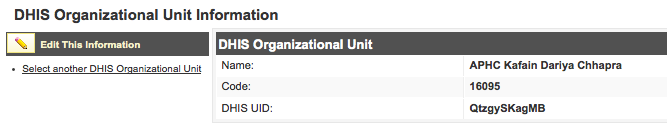 Linking iHRIS Facilities and DHIS Organizational Units — iHRIS ...